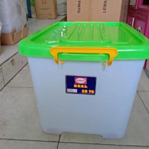 Jual Shinpo SIP 143 CB 70 Container Real Box Plastik 70 Liter Dengan ...