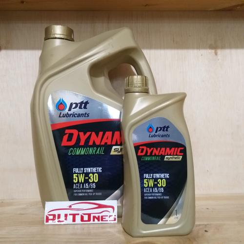 Jual OLI MOBIL DIESEL PTT DYNAMIC COMMONRAIL 5W -30 FULLY SYNTHETIC ACEA A5/B5 (DIESEL OIL ...