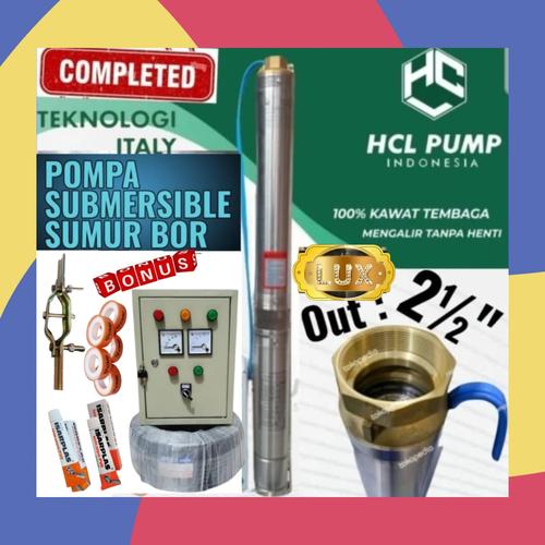 Jual Pompa satelit 4 inch " HCL 5.5Hp 3Phase 380 volt Maxflow 4SDM21-17 ...