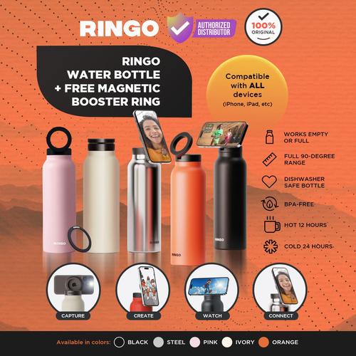 Promo Ringo Water Bottle + Free Magnetic Booster Ring 32OZ - Ivory ...