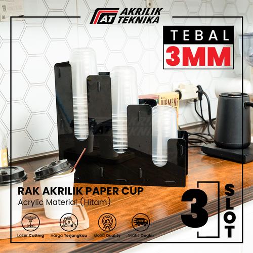 Jual RAK / RACK / DISPENSER / ORGANIZER PAPER CUP COFFEE 3 SLOT ...