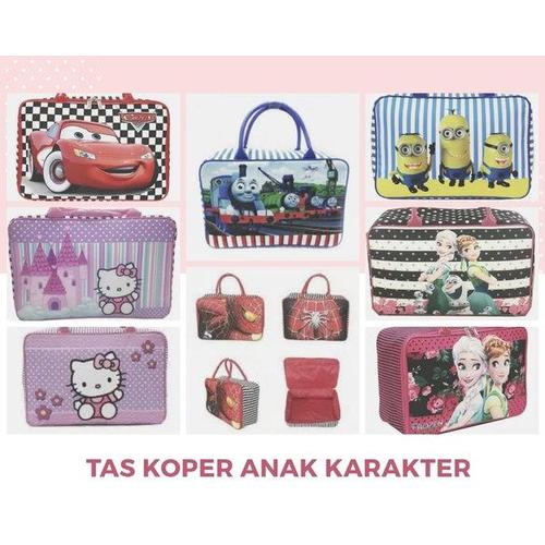 Jual TRAVEL BAG SUPER KANVAS KARAKTER ANAK KOPER JINJING SPIDERMAN ...