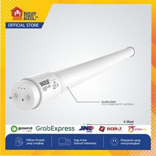 Promo Holz T8 Tube Glass Lampu Neon Fitting Series 9 Watt - Kab ...