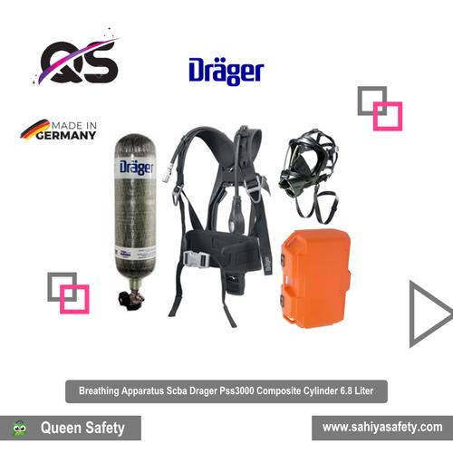 Jual Breathing Apparatus Scba Drager Pss3000 Composite Cylinder 6.8 ...