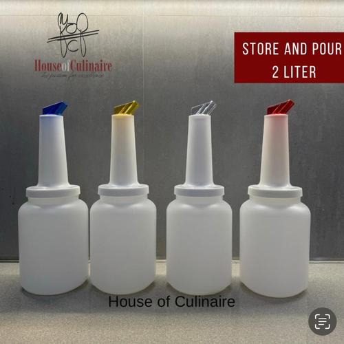 Jual Store N And Pour Bottle 2 liter Botol Sirup Jar Juice Bar ...