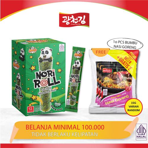 Promo Norigo / Snack Nori Roll Grilled Seaweed Roll / Snack Rumput Laut ...