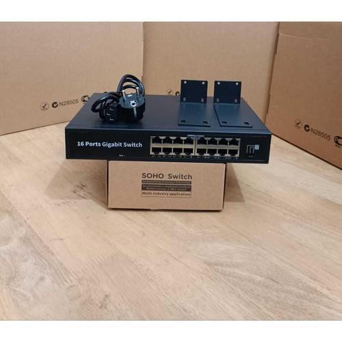 Jual [Best Quality] Switch Hub 16 Port 100/1000 Mbps Gigabyte 16 Port ...
