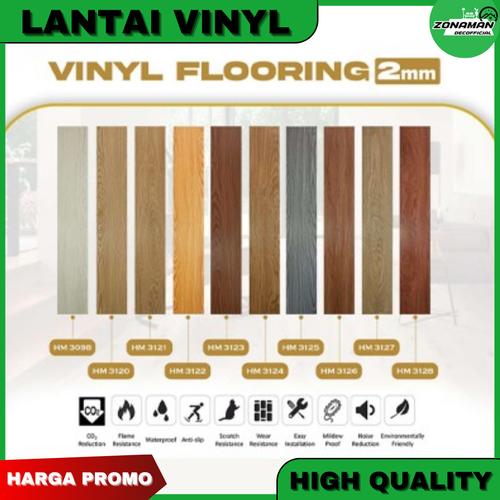 Jual PROMO!! Lantai Vinyl Sticker Premium Motif Kayu Parket Stiker 2mm | Lantai Vinyl 2mm ...