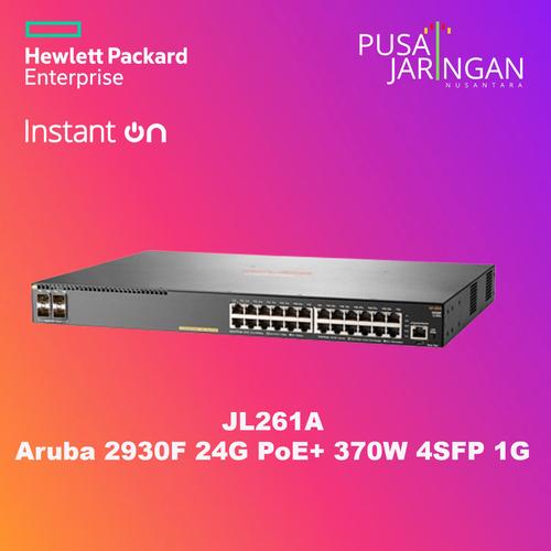Jual JL261A HPE Aruba Switch 2930F 24G PoE+ 370W 4SFP 1G, JL255A SFP+ ...