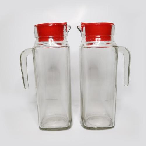 Jual Banyak Diminati Pitcher Kotak Kaca 1L Water Jug Tebal Kaca ...