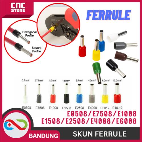 Jual SKUN FERRULES SKUN KABEL TUSUK E0508 E7508 E1508 E1008 E2508 E4010 ...