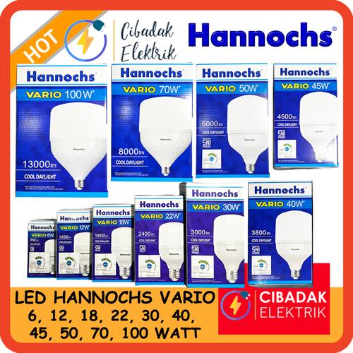 Jual [PROMO!] Lampu LED HANNOCHS VARIO 6w 12w 18w 22w 30w 40w 45w 50w / GARANSI 1 TAHUN ORIGINAL ...