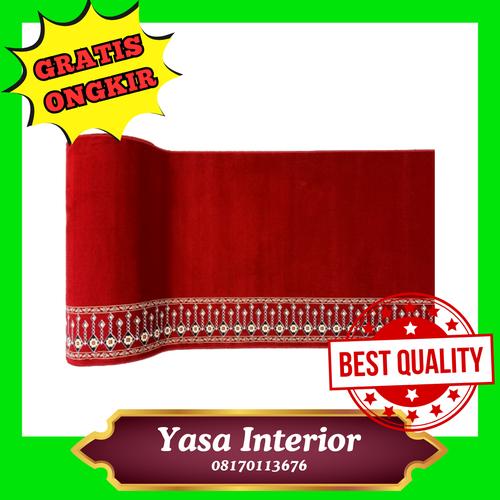 Jual karpet masjid AlQuds 2047 Red - Karpet Masjid turki Al Quds - Kota ...