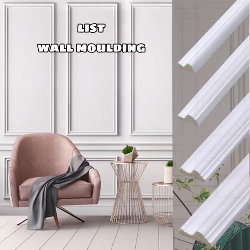 Jual [1.5METER] List Wall Moulding PVC / List Border Molding 3D ...