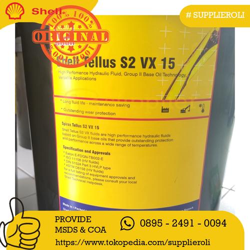 Jual Shell Tellus S2 VX 15 - High Performance Hydraulic Fluid ...