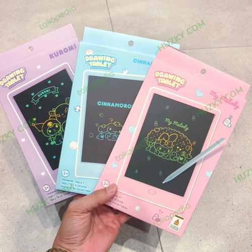 Jual MINISO x SANRIO LCD Drawing Tablet SANRIO (sz.14.2x21.5cm) KUROMI ...