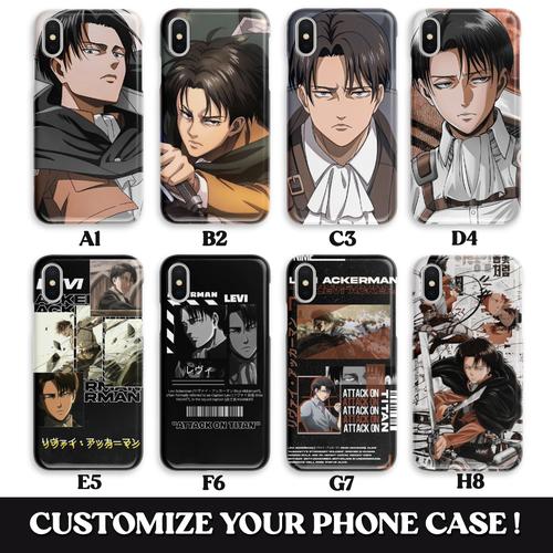 Jual Case Hp Softcase Hardcase Levi Ackerman + Bisa Pakai Gambar ...
