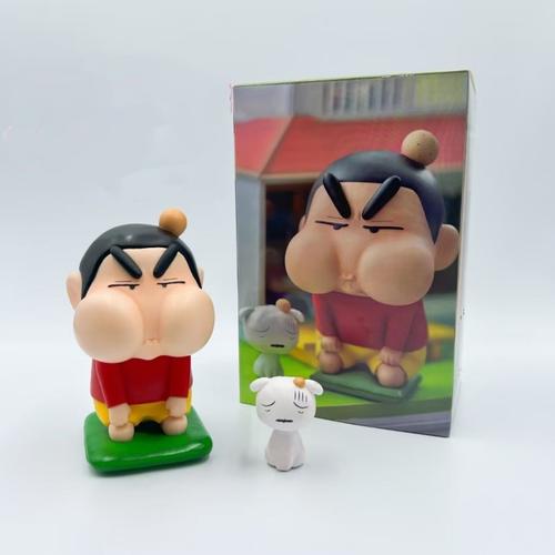 Jual crayon sinchan figure nohara Shiro series sinchan cute angry face ...