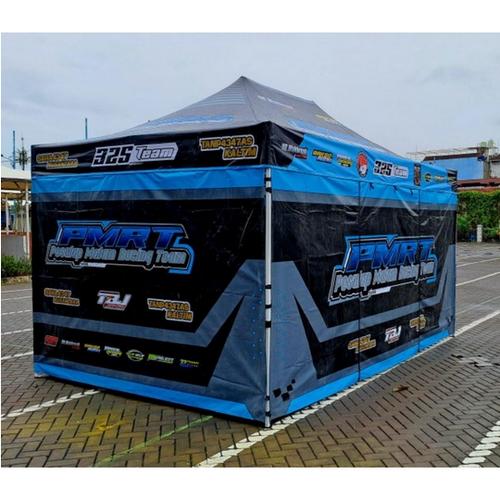 Jual Tenda Balap Ukuran 4.5 mtr X 3 mtr Full Cetak Printing Free Desain ...