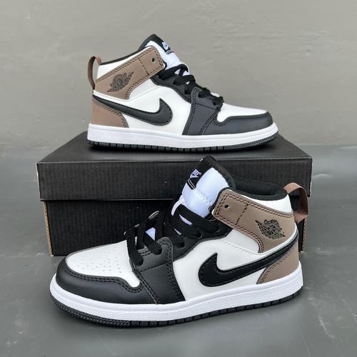 Jual Sepatu Sneakers Anak Jordan 1 Mid Kids Dark Mocha ORIGINAL ...