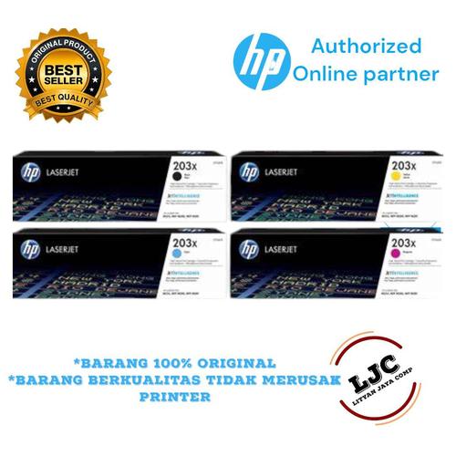Jual Toner Cartridge LaserJet HP 203X High Yield CF540X Black and color ...