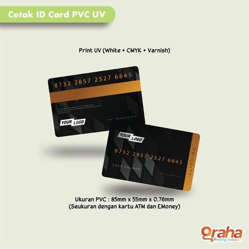 Jual TERLARISS CETAK ID CARD PVC | PRINT UV FULL COLOR | CMYK + VARNISH ...