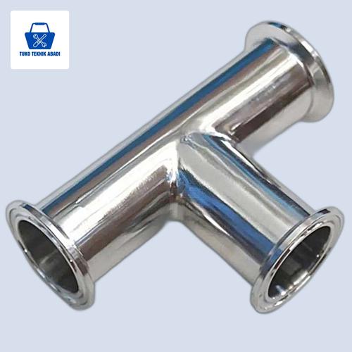Jual Tee Sanitary Stainless ss304 Ferrule Foodgrade 1" , 1-1/2" , 2 ...