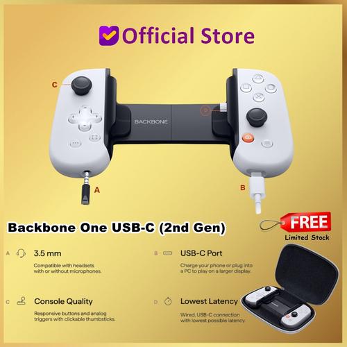 Promo Backbone One 1 Mobile Gaming Controller for Android and iPhone 15 Series ( USB-C ...