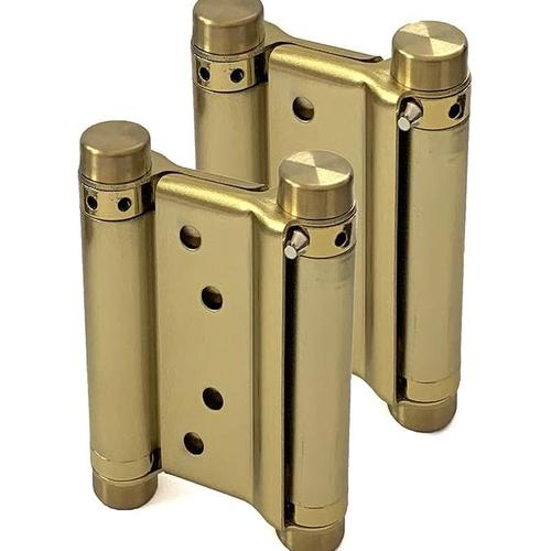 Jual Pair Of 3 Stainless Steel Double Action Spring Door Hinge Saloon ...