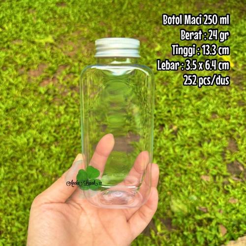 Jual Botol MACI 250 ml Botol Juice Premium Alumunium keren unik PET ...