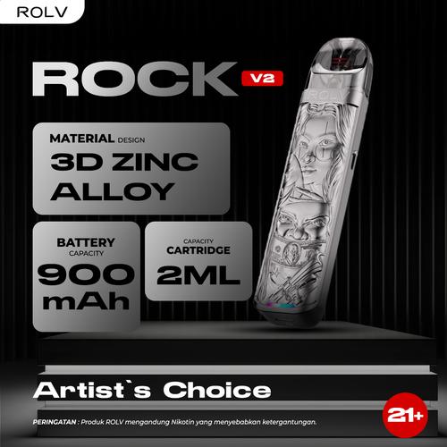 Jual ROCK ROLV POD 900mAh 30watt authentic Vape Device - Grey - Jakarta ...
