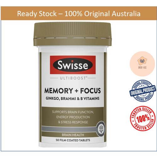 Jual Swisse Australia Ultiboost Memory + Focus 50 Tablets - Kota ...