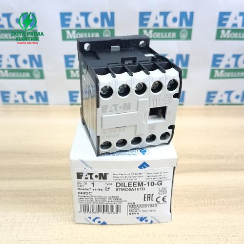 Jual DILEEM-10-G 24VDC EATON Moeller - Contactor 3 Pole 3kW DILEEM ...