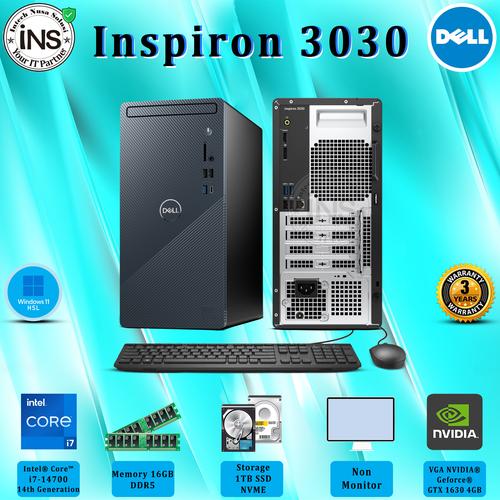 Jual CPU DELL Inspiron 3030 MT Tower i7-14700 16GB 1TB SSD GTX 1630 ...