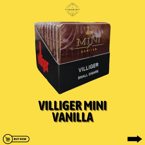 Jual Villiger Mini Vanilla Flavour box of 10 (10 pack x 10 pcs) Mini ...