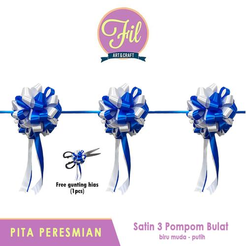 Jual Pita Peresmian / Gunting Pita / Pita Opening / Pita Satin Bulat ...
