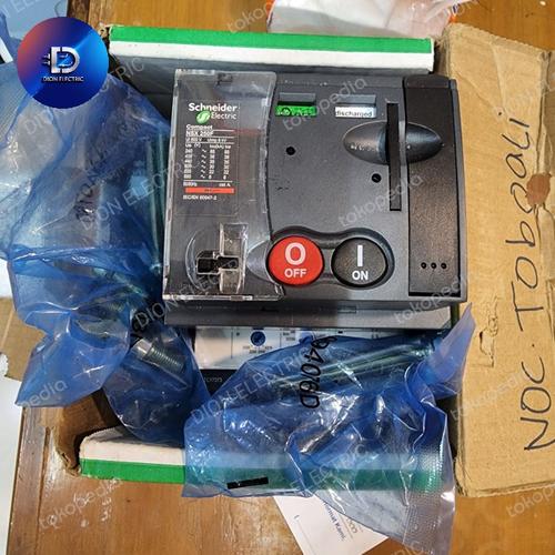 Jual SCHNEIDER MCCB BREAKER 50KA NSX250N 4P 250A + MOTORIZED UVT ...