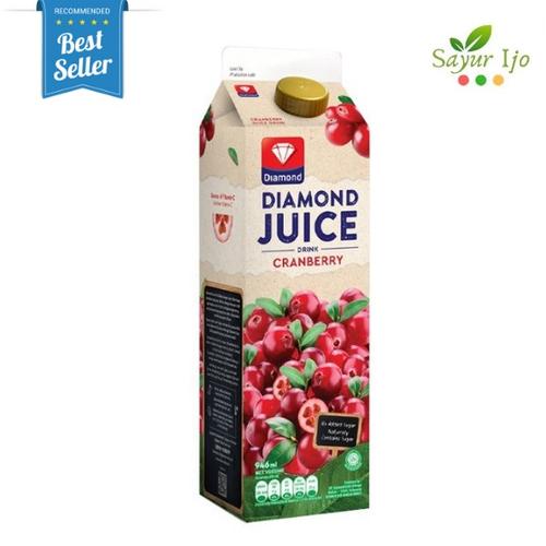 Promo DIAMOND Juice Drink Cranberry Unsweetened 946 ML / Pack Fresh Jus ...