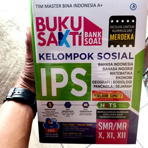 Jual BUKU SAKTI BANK SOAL KELOMPOK SOSIAL (IPS) SESUAI KURIKULUM MERDEKA (TIM MASTER BINA ...