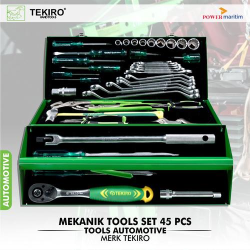 Jual Mekanik Tools Set 45 Pcs Merk Tekiro Type AU-MT0978 Box dan Isi ...