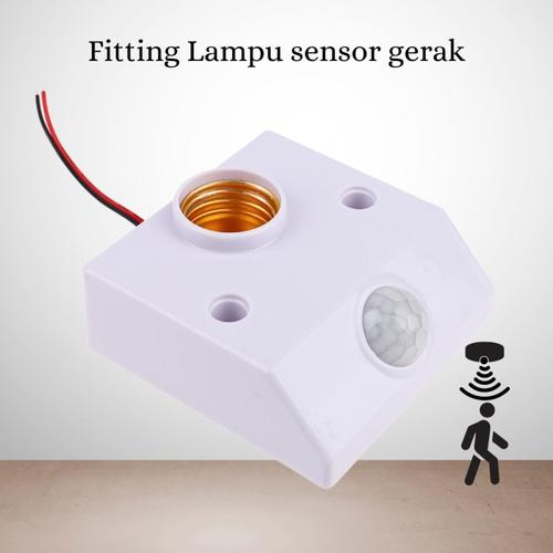Jual Fitting Lampu Sensor Gerak ada Settingan Delay Lampu dan Sensor ...