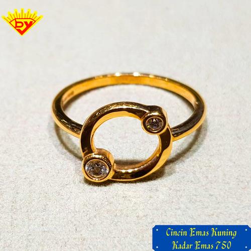 Jual Cincin Emas Kuning 191 Kadar Emas 750 - Jakarta Pusat - TOKO MAS ...