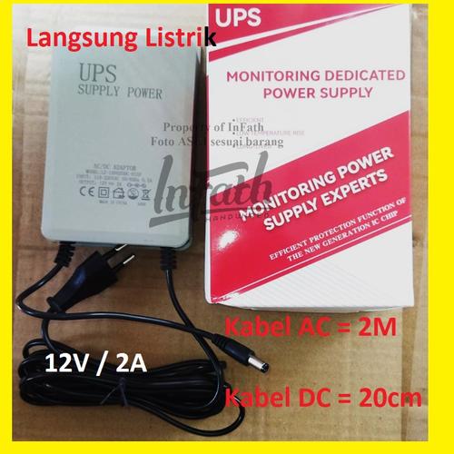 Jual UPS 12V 2A Mini UPS langsung listrik tanpa adaptor lagi untuk cctv ...