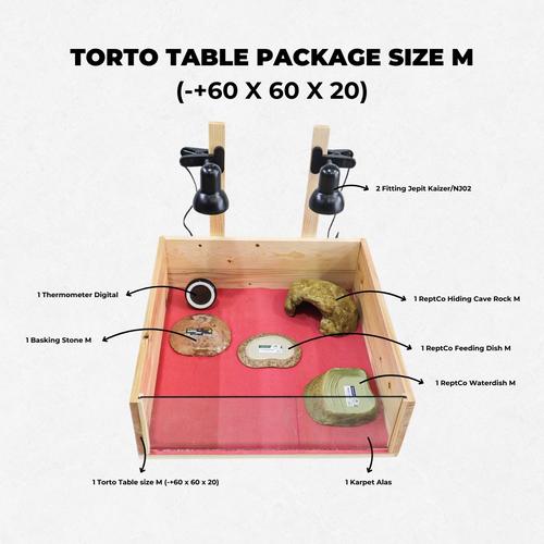 Jual Torto table size M (1 set) / kandang kura kura darat - Kota ...