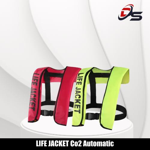 Jual Rompi Pelampung Co2 Otomatis Life Jacket Automatic Merah Hijau ...