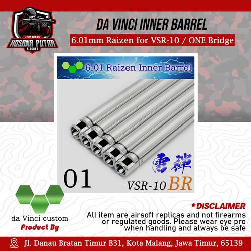 Jual Da Vinci 01 Raizen Inner Barrel For VSR-10 / VSR-ONE Bridge Type ...