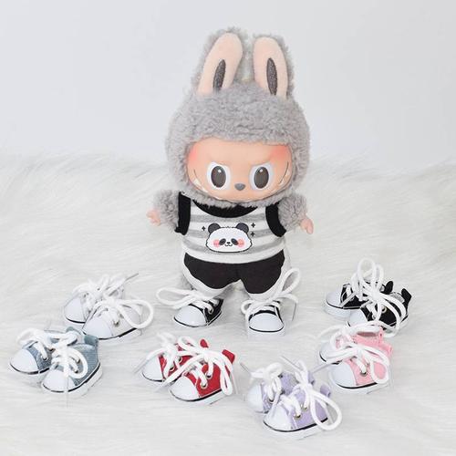 Jual sepatu boneka khusus popmart labubu vinyl face sepatu kanvas ...