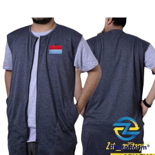 Jual Wow! Rosal Rompi Sholat Rompi Muslim Full Zipper Logo Bendera ...