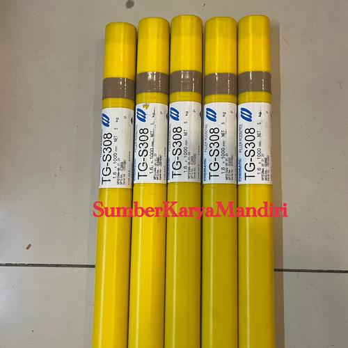Jual Kawat Las Tig Argon Stainless Steel Kobelco TGS 308 1.6MM x 1000MM / Kawat Las Tig Argon SS ...
