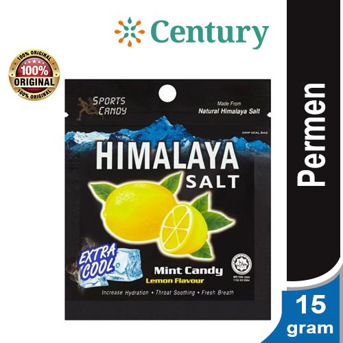 Promo HIMALAYA SALT MINT CANDY LEMON 15GR / PELEGA TENGGOROKAN / PERMEN ...